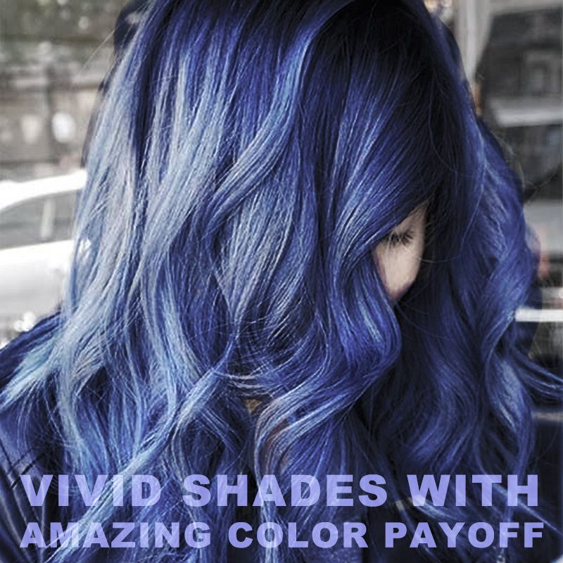 Ash Blue&Dark-Hair Color-No Bleach – SHECOLO